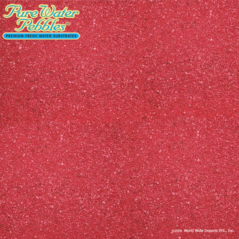Pure Water Pebbles® Red Aquarium Sand